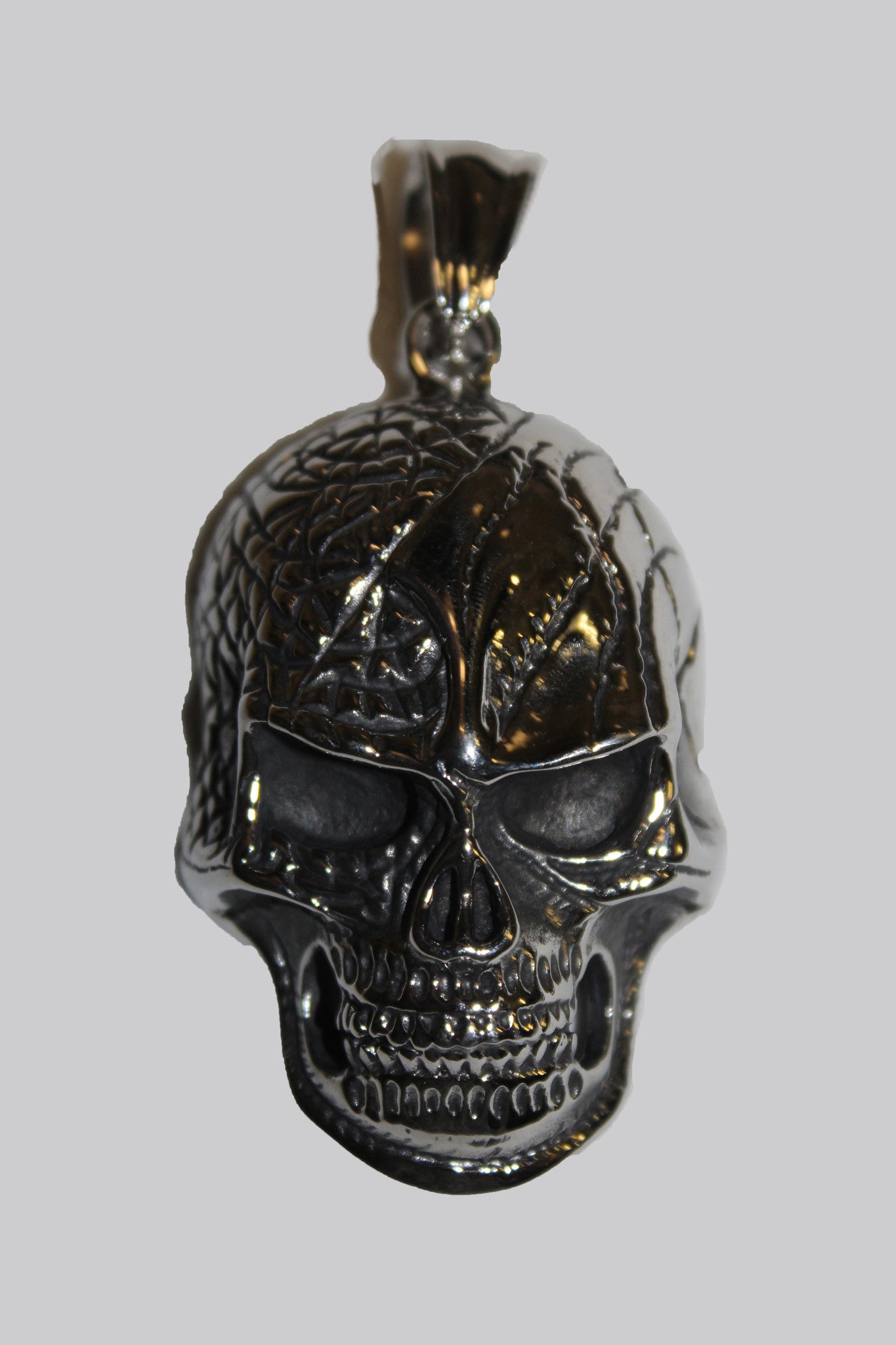 Stainless Steel Large Skull Pendant- UDINC0463 – Until Death, Inc.