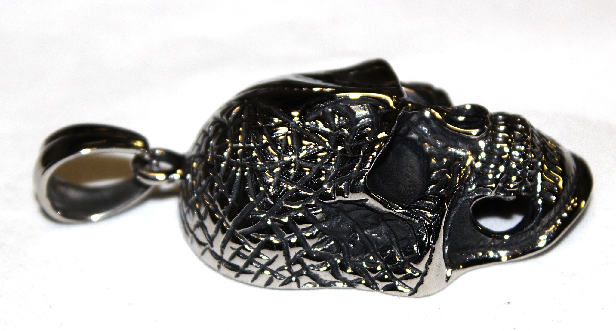 Stainless Steel Large Skull Pendant- UDINC0464 – Until Death, Inc.